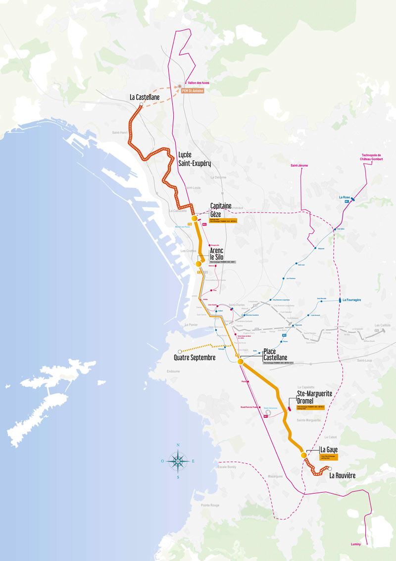 Le Tramway rapproche le Nord et le Sud de Marseille - Métropole Aix ...