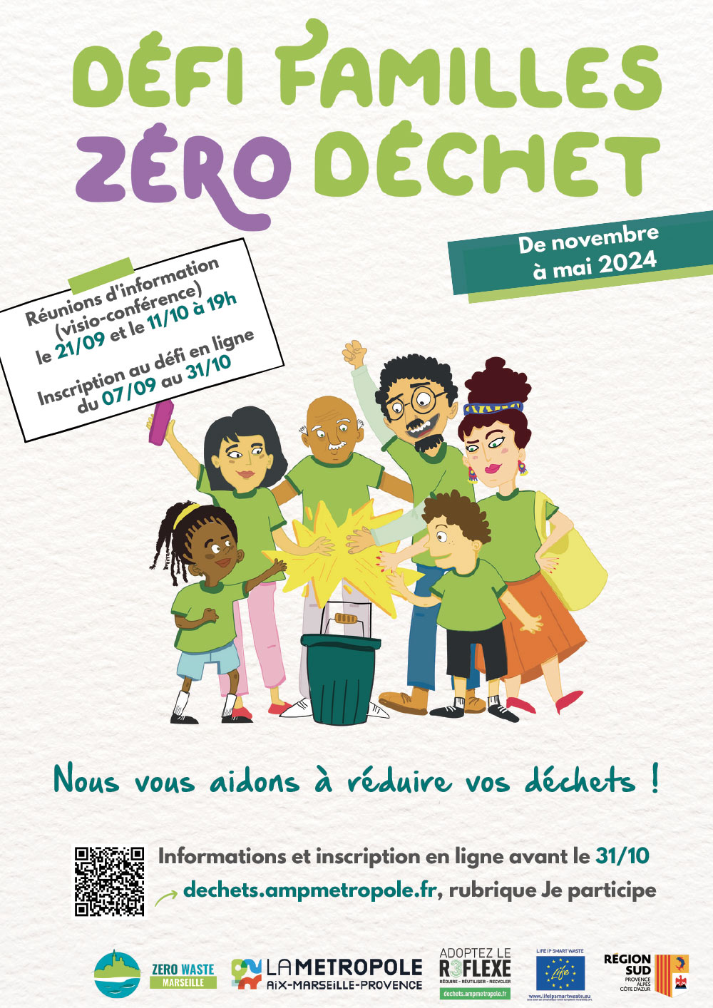 Relevez le « Défi familles zéro déchet » - Métropole Aix-Marseille-Provence